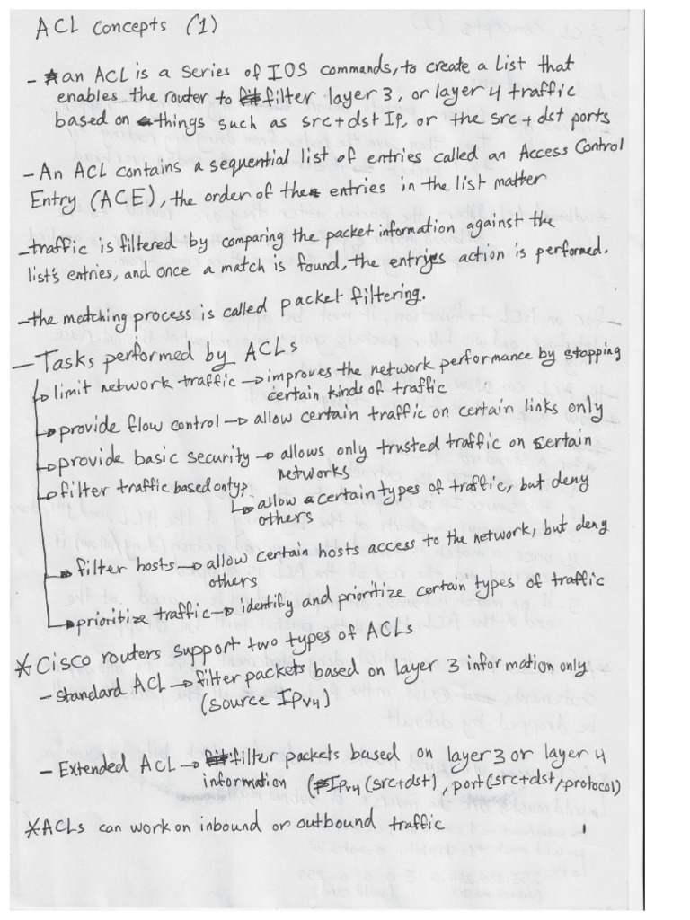 ACL + Switch Security + STP | PDF