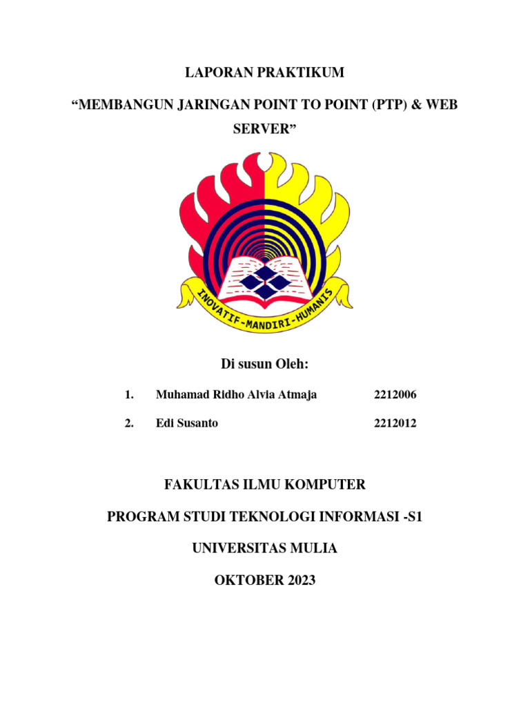 Praktikum Jaringan PTP dan Web Server | PDF | Sains & Matematika | Komputer