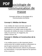 La Communication de Masse | PDF | la communication | Média (Communication)