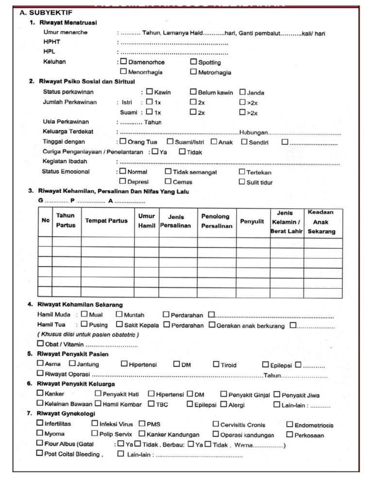 Rekam Medis Persalinan | PDF