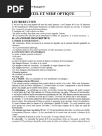 Anatomie de l'Œil : Structure et Fonction | PDF | Cornée | Rétine