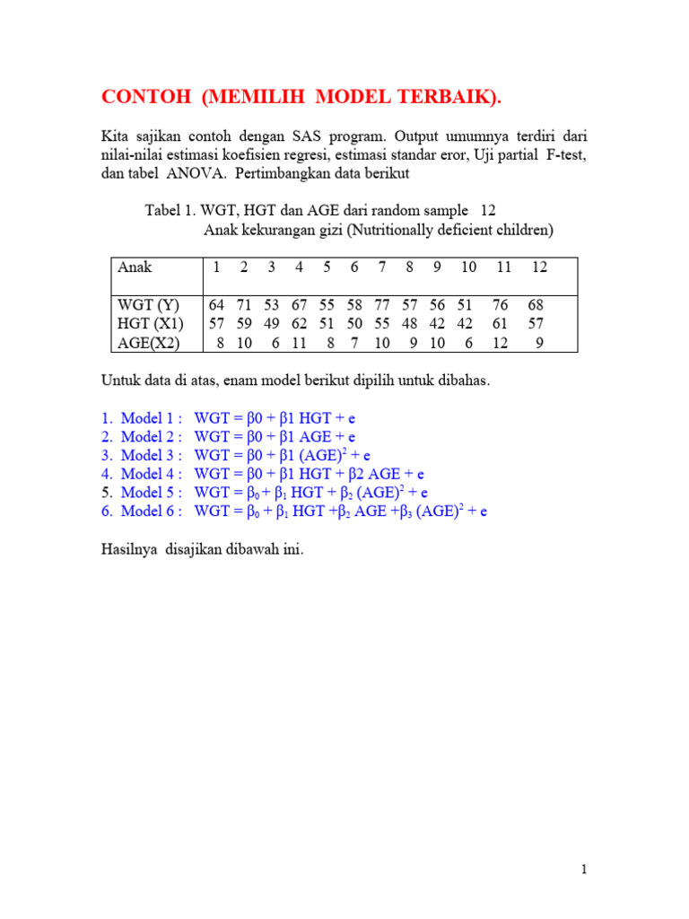 MR Example Multiplereg001 | PDF | Errors And Residuals | Coefficient Of Determination