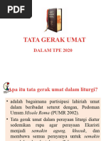 Tata Perayaan Ekaristi 2020 | PDF
