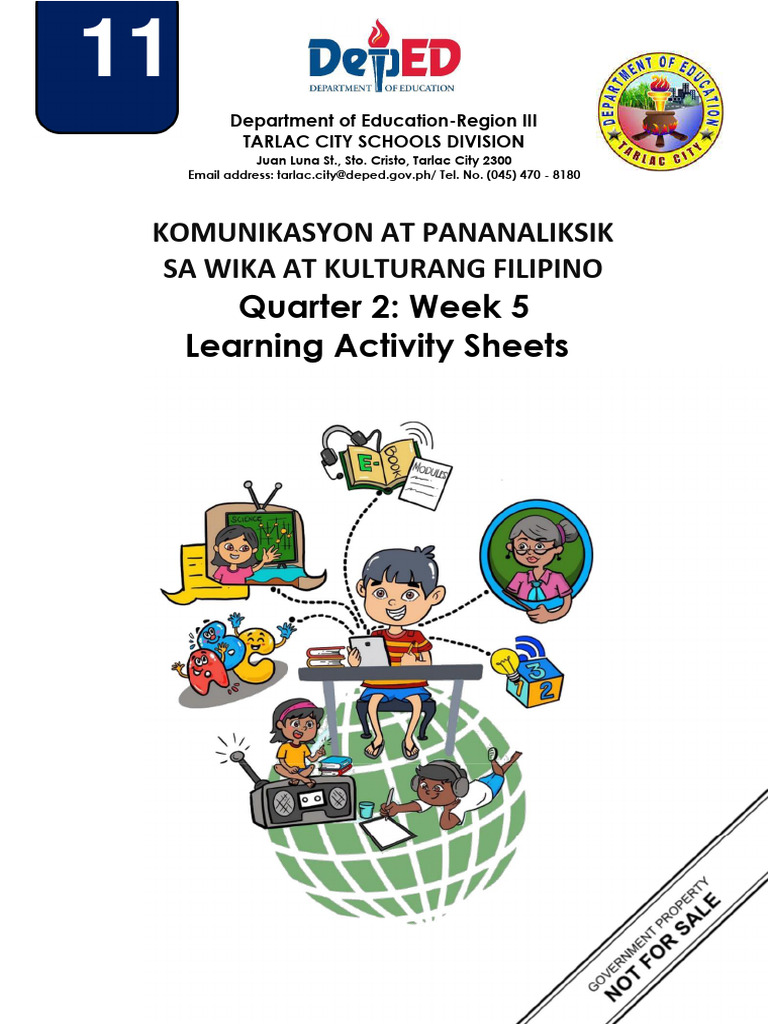 Fil 11 Week 5 q2 Las Kompan Final | PDF