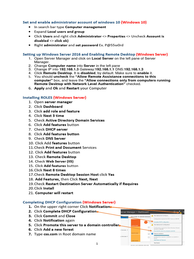 COC3-Server-2016 Ver5 Full | PDF | Group Policy | Remote Desktop Services