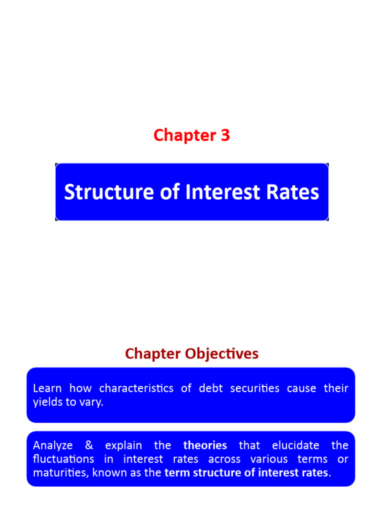 Chapter 3 Structure Of Interest Rates Pdf Yield Curve Interest