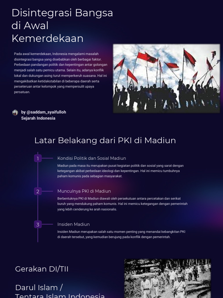 Disintegrasi Bangsa - Sejarah Indonesia kelas XI | PDF