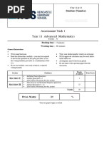 Year 10 Maths Exam Booklet Algebra and Equations Questions | PDF
