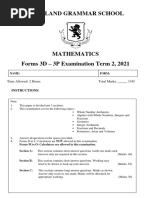 Madasmaths Hard Question Paper | PDF | Equations | Pi
