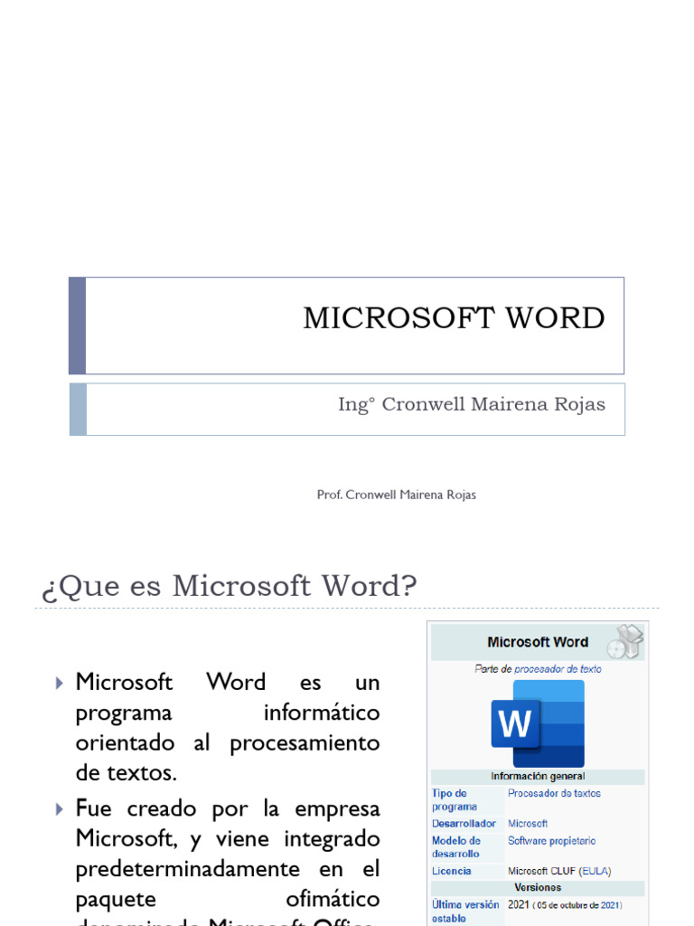 02 Microsoft Word | Descargar gratis PDF | Microsoft Word | Microsoft