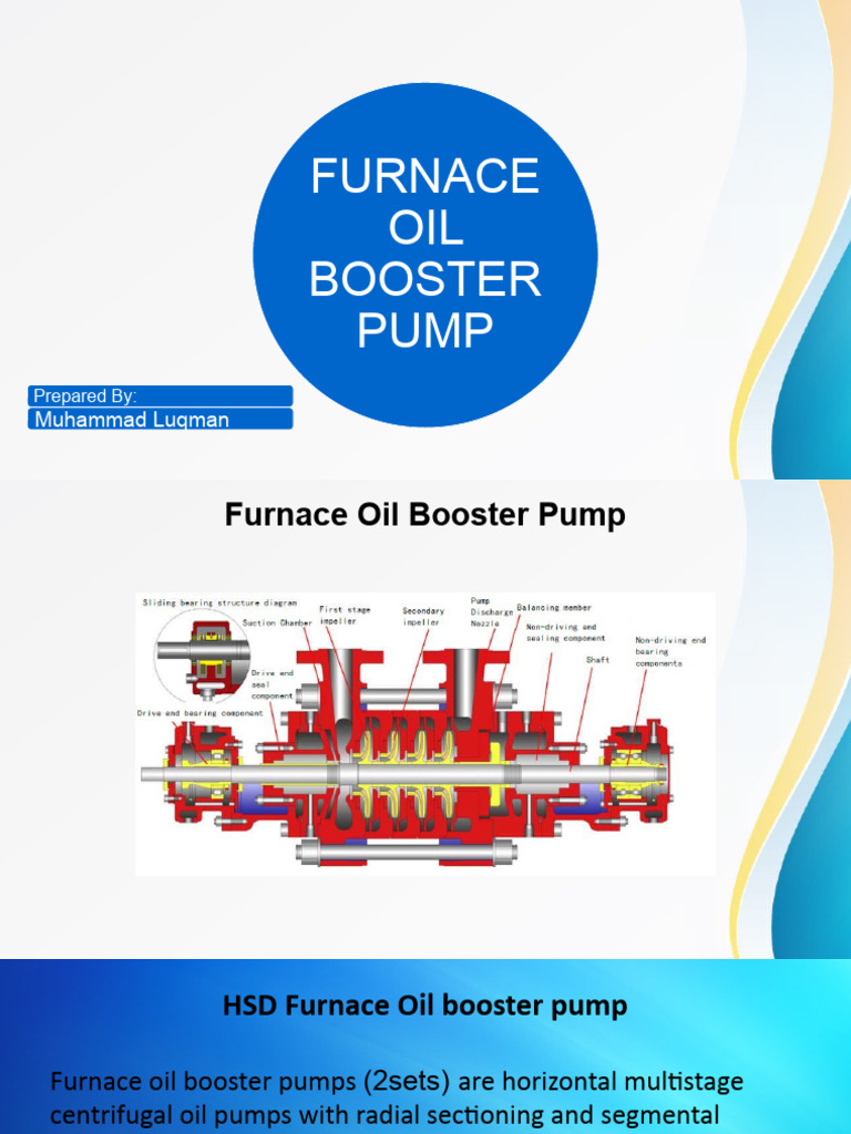 Furnace Oil Booster Pump Overview | PDF | Pump | Mechanical Engineering
