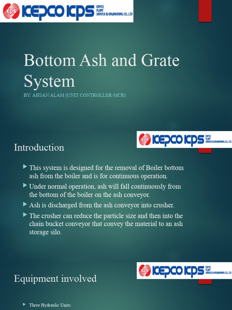 Bottom Ash and Grate | PDF | Boiler | Combustion