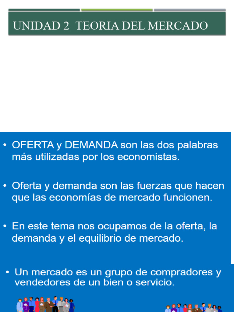 Unidad 2 Economía | PDF | Elasticidad (economía) | Oferta y demanda