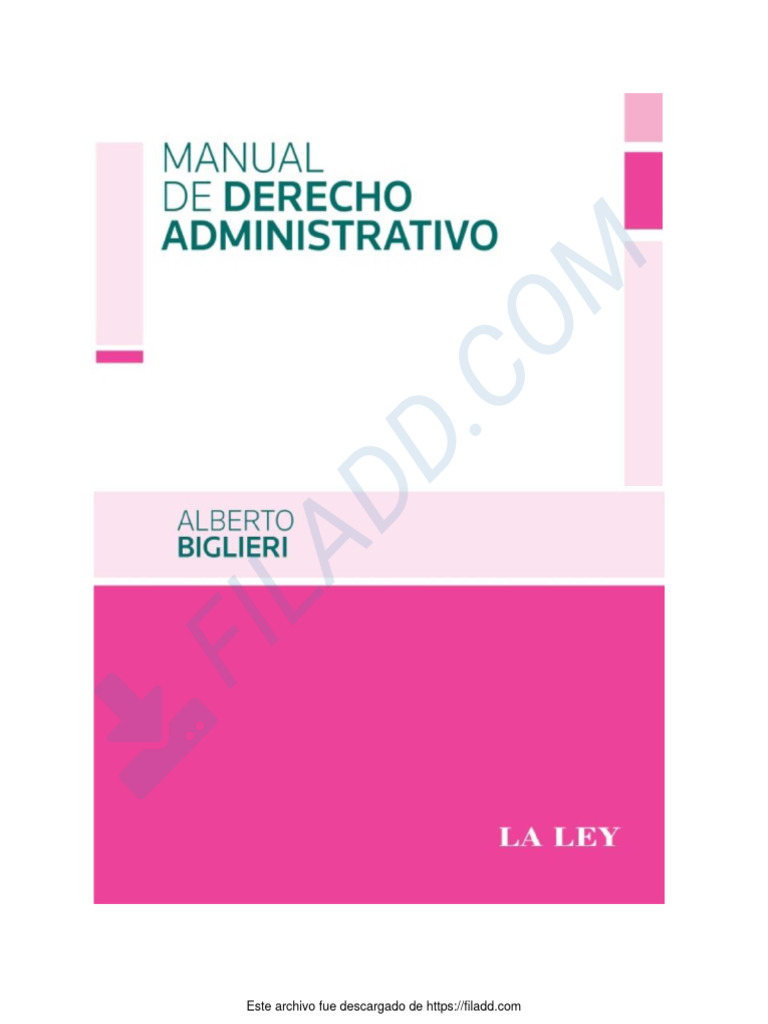 Manual de Derecho Administrativo Biglieri (1) | PDF | Fuentes del ...