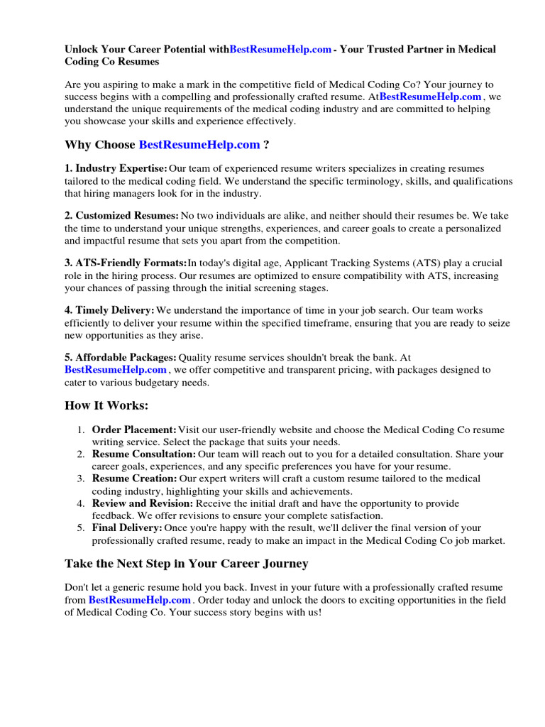 Medical Coding Cover Letter Guide | PDF | Health Care | Public Services