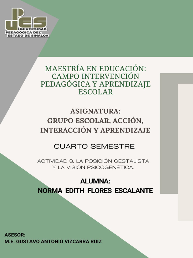 FLORES ESCALANTE - Norma Edith - Act03 - GRUP01 | PDF