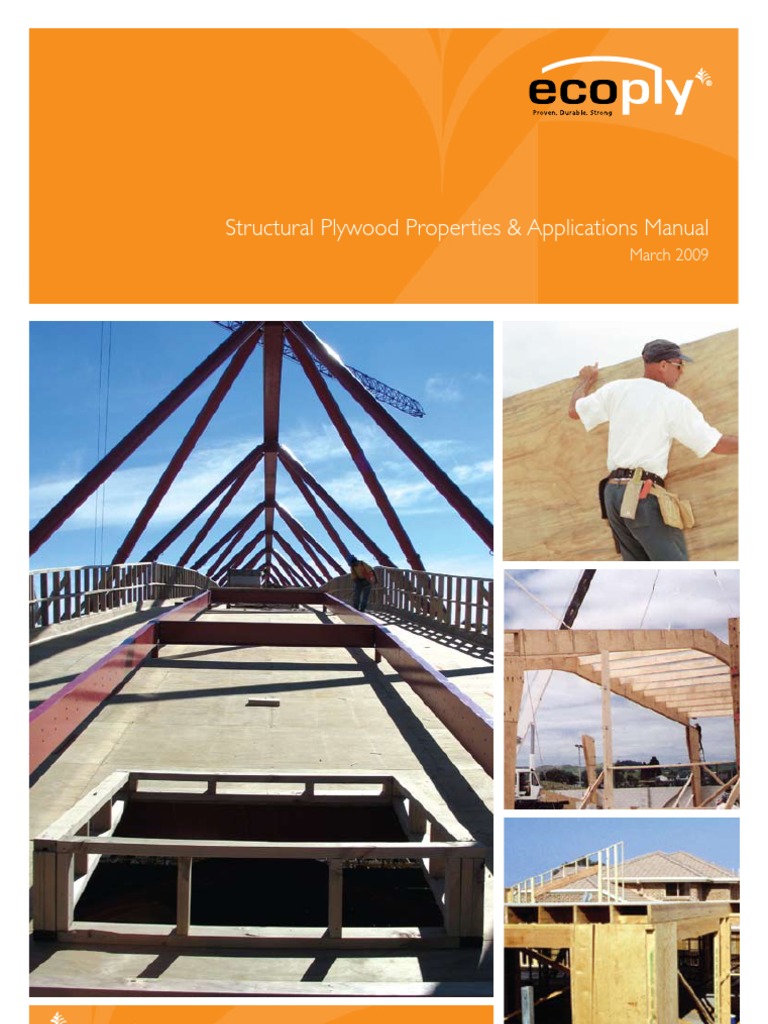 Plywood Structural Manual | Plywood | Framing (Construction)