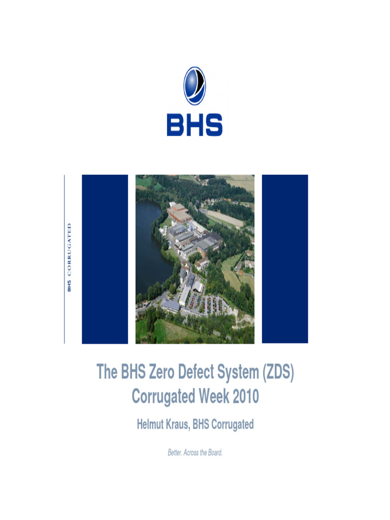 The BHS Zero Defect System (ZDS) Corrugated Week 2010 | PDF