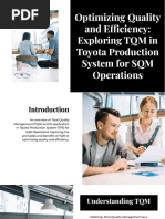 Total Quality Management - Toyota | PDF | Lean Manufacturing | Leadership