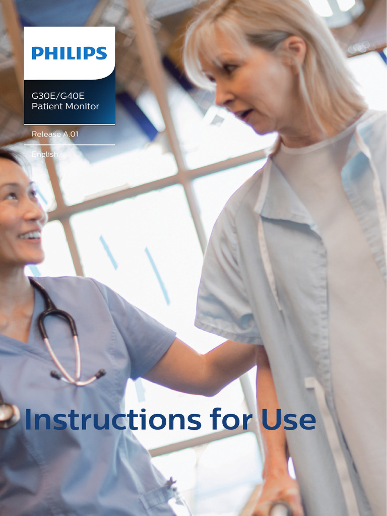Philips G30E/G40E Monitor User Guide | PDF | Artificial Cardiac ...