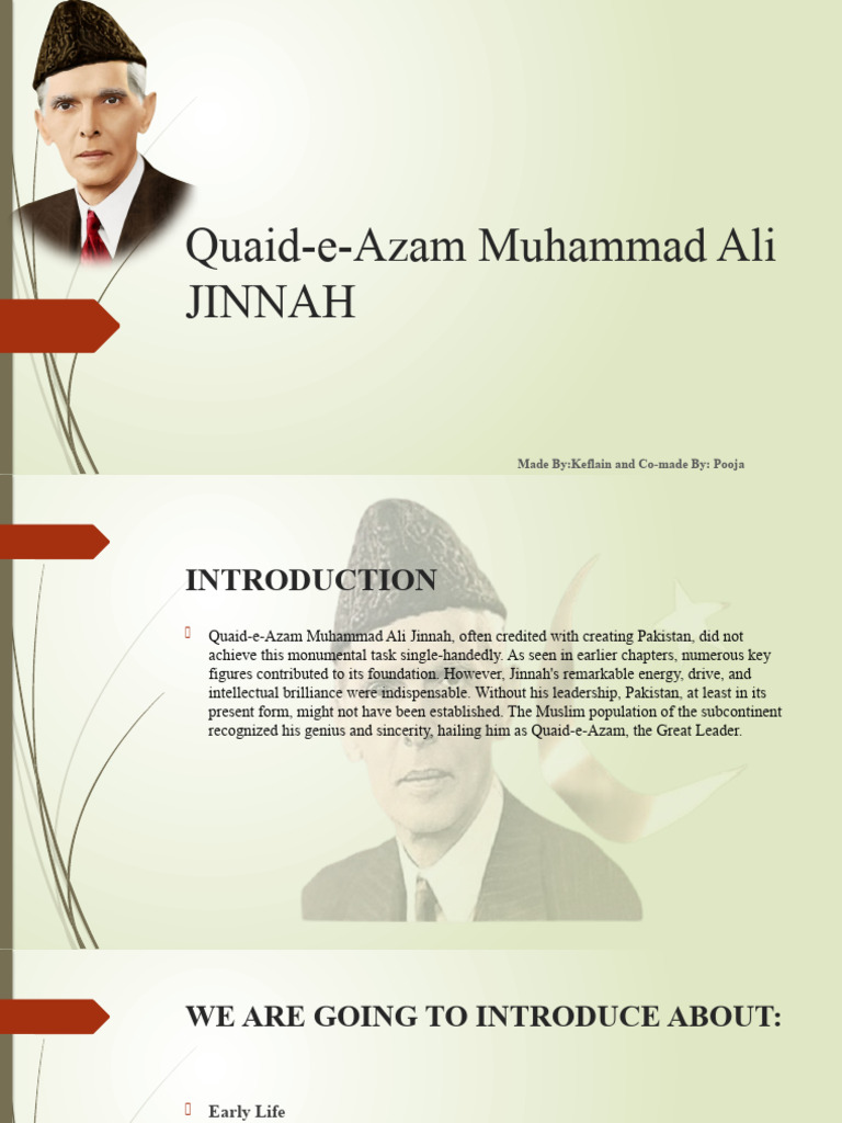Quaid E Azam Muhammad Ali Jinnah 1 Pdf Muhammad Ali Jinnah