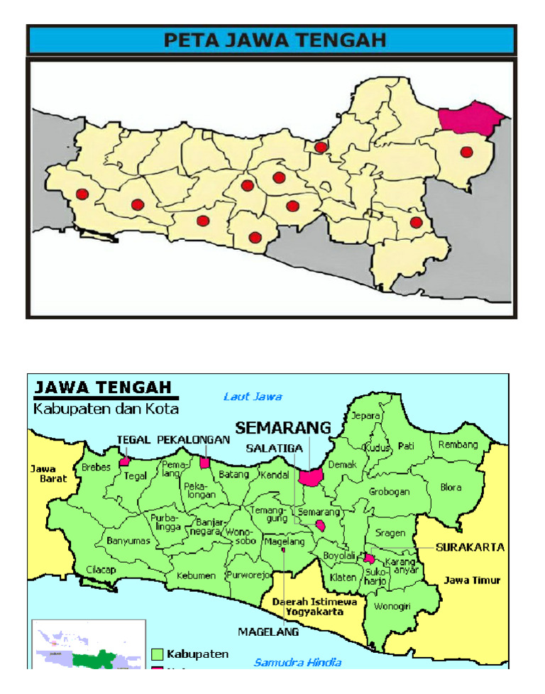 Peta Kab. Semarang | PDF