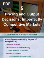 Market Structure Comparison Chart | PDF | Monopoly | Market Power