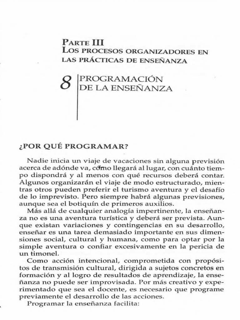 Davini - Metodos de Enseñanza Cap 8 | PDF