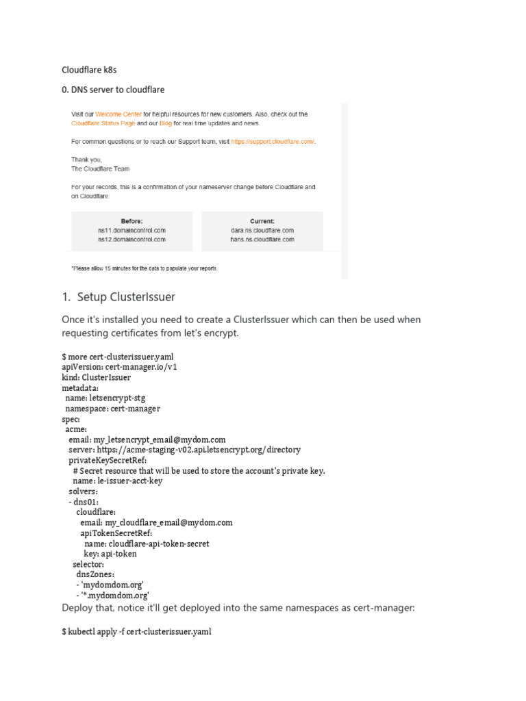 Cloudflare k8s | PDF | Internet Standards | Information Technology
