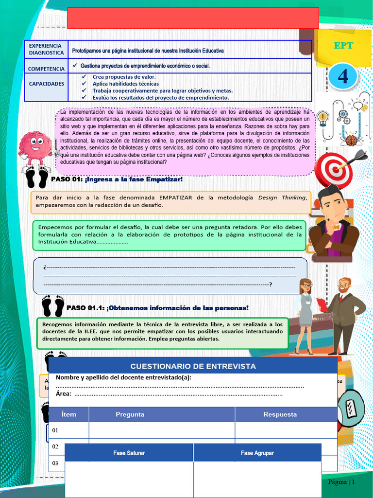 Evaluación Diagnóstica Ept 4º | PDF | Enseñando | Aprendizaje