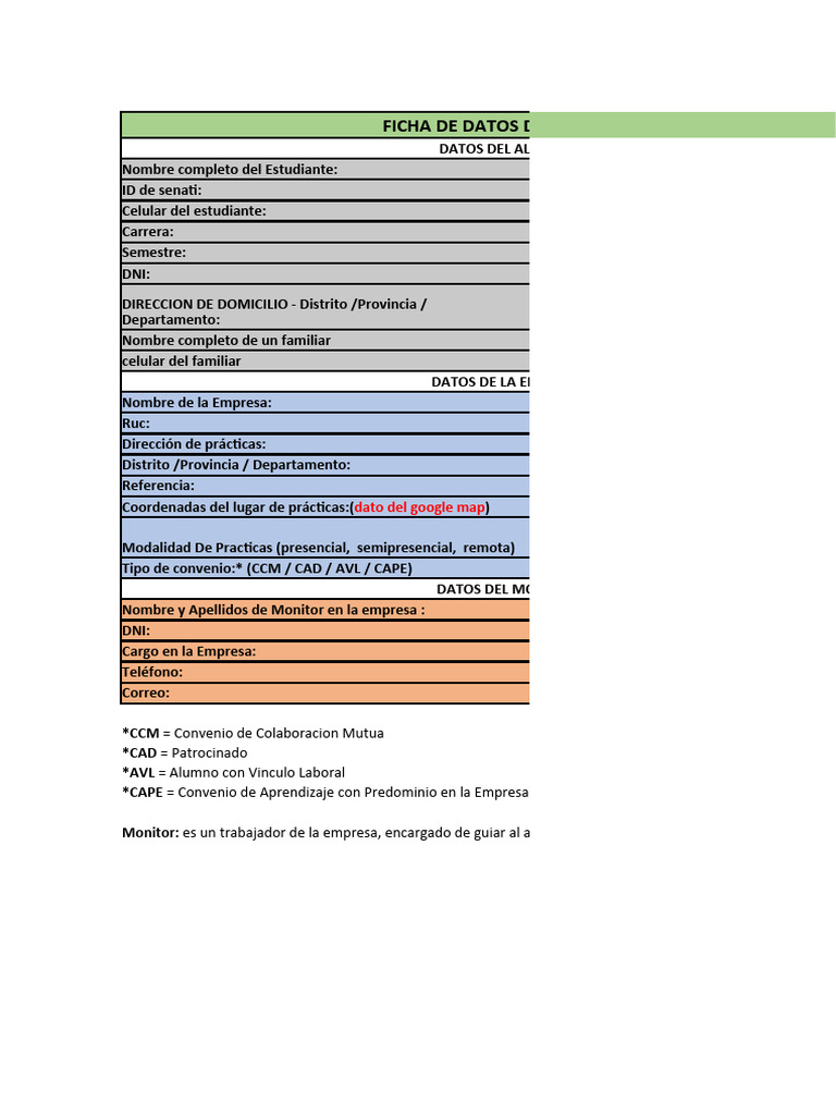 Ficha de Datos | PDF