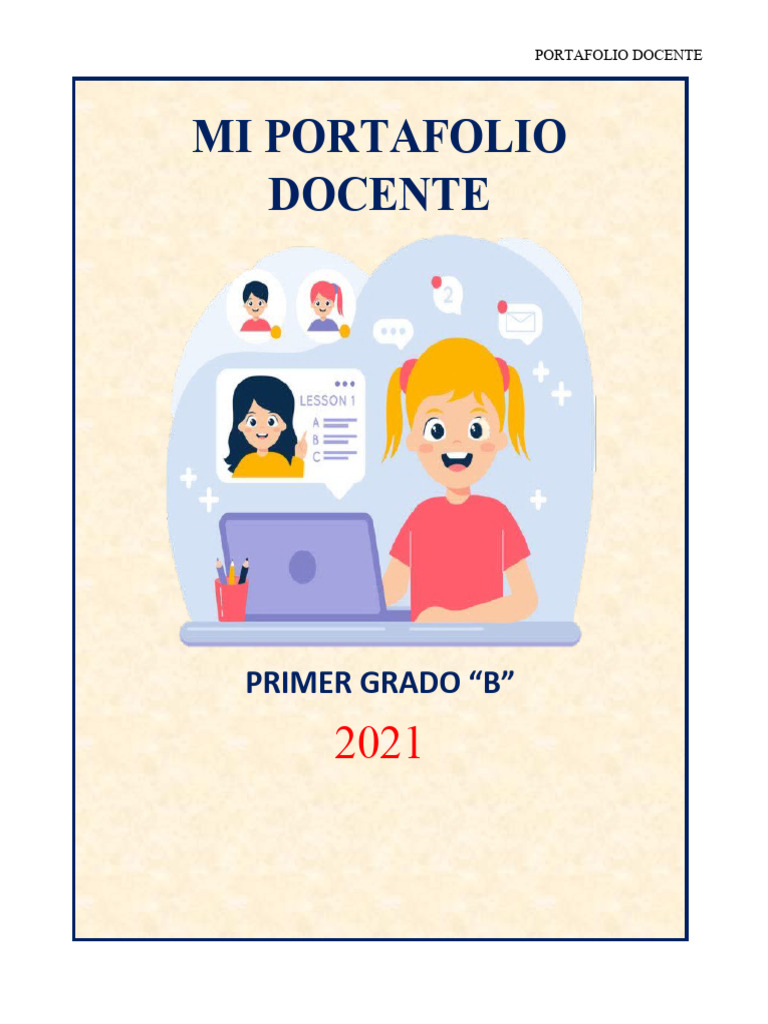 Portafolio 2021 Primer Grado Ppag | PDF | Salón de clases | Maestros