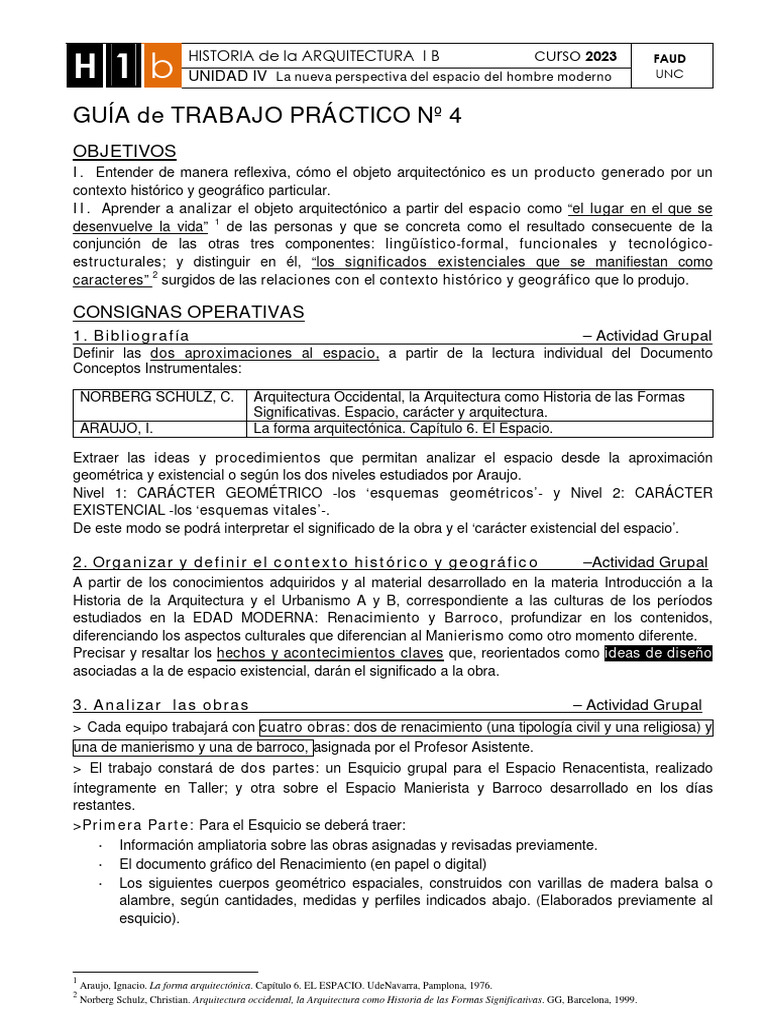 Guia TP 4 | PDF | Renacimiento