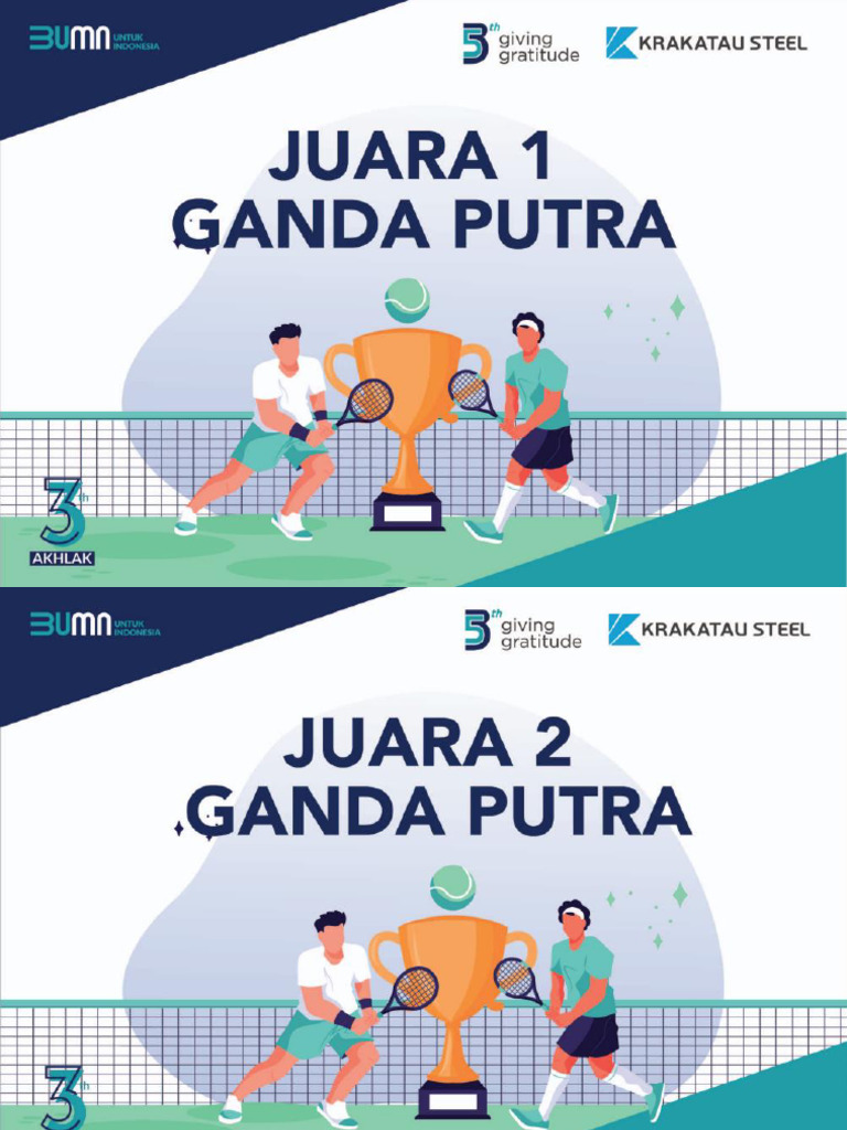 Plakat Juara 1,2 | PDF