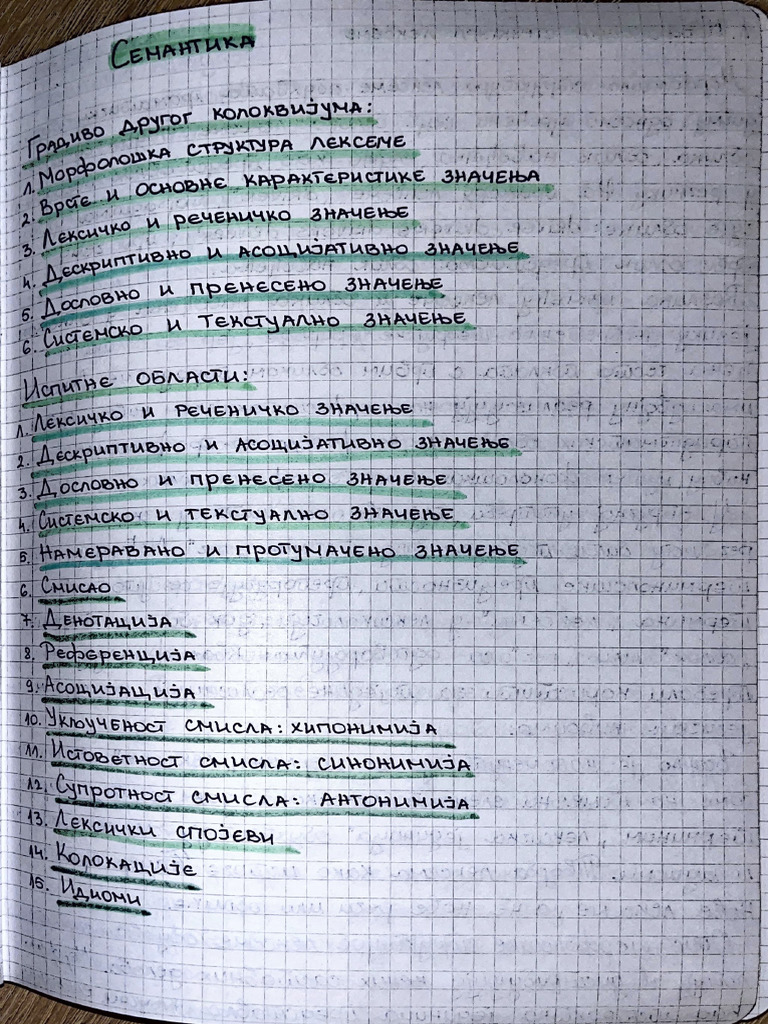 SEMANTIKA - Skripta | PDF