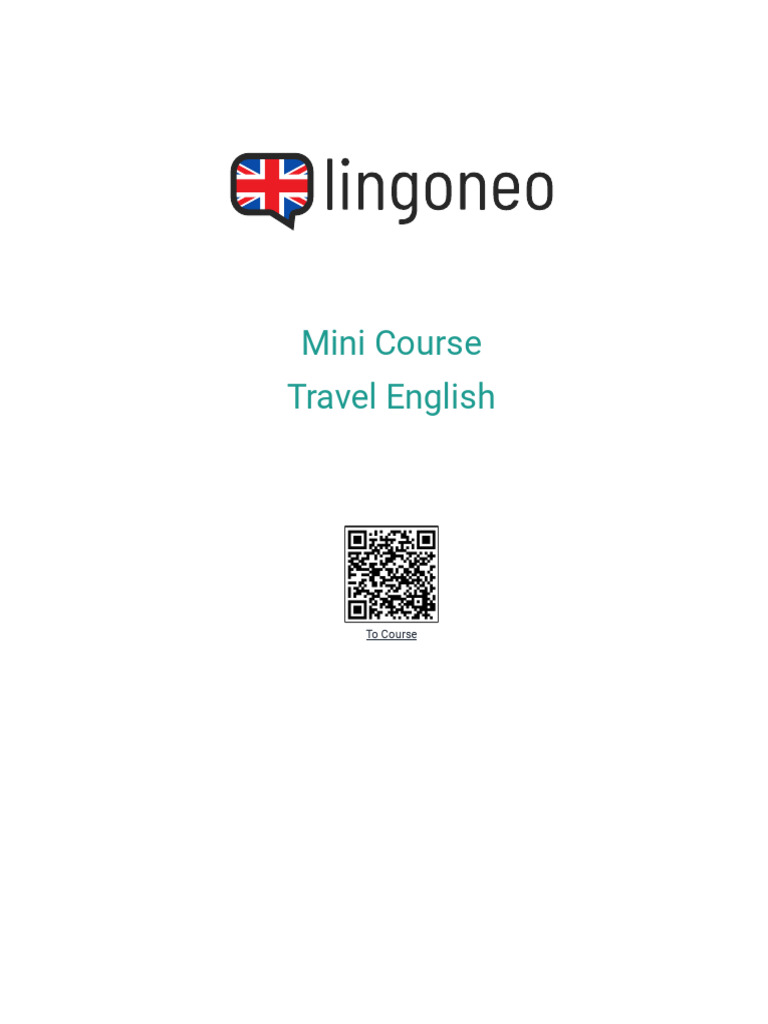 Ebook Mini Course Travel English | PDF | Baggage | Transport