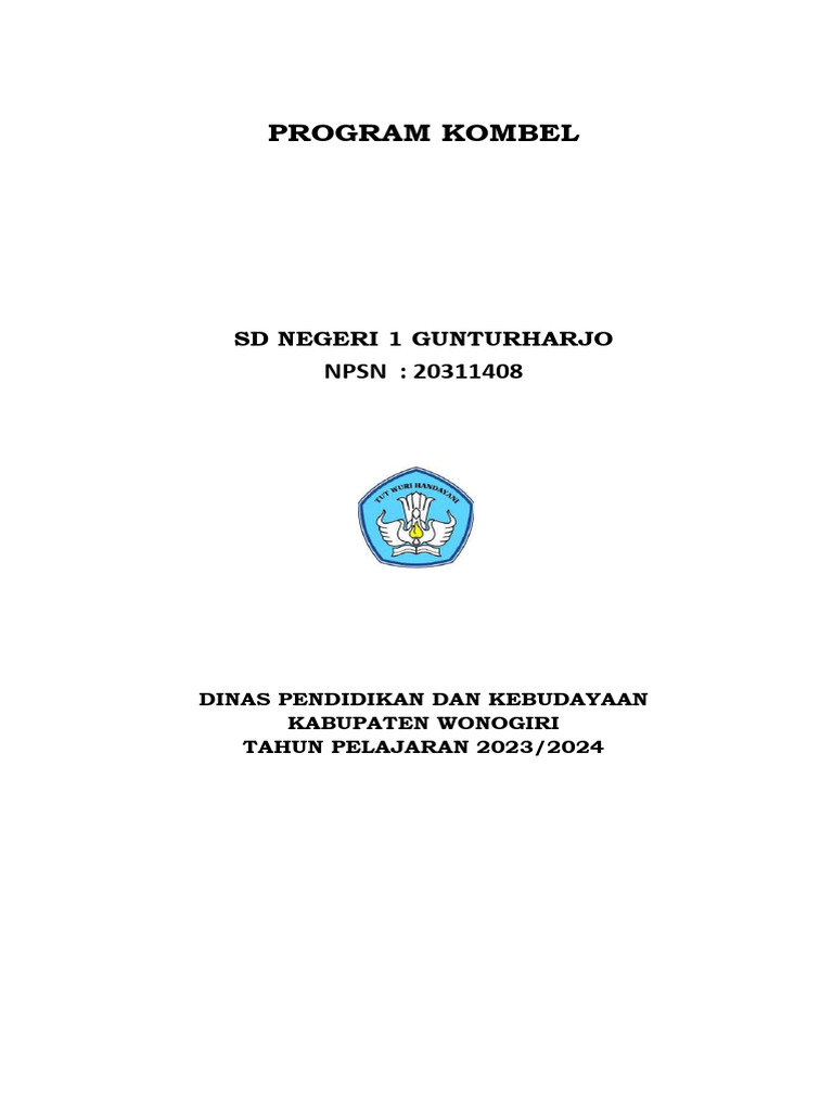 SK & Program Kerja Kombel | PDF