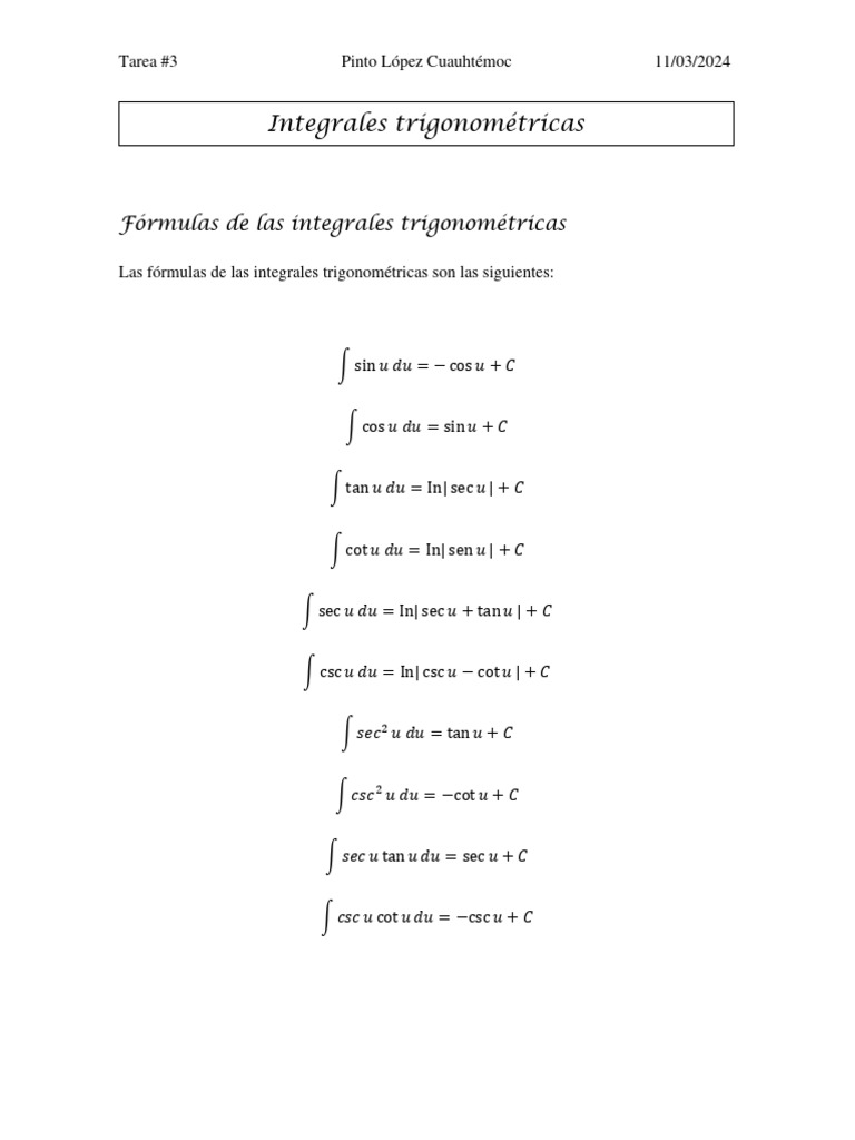 Pinto Calc2 P2 T03 | PDF | Integral | Matemáticas Aplicadas