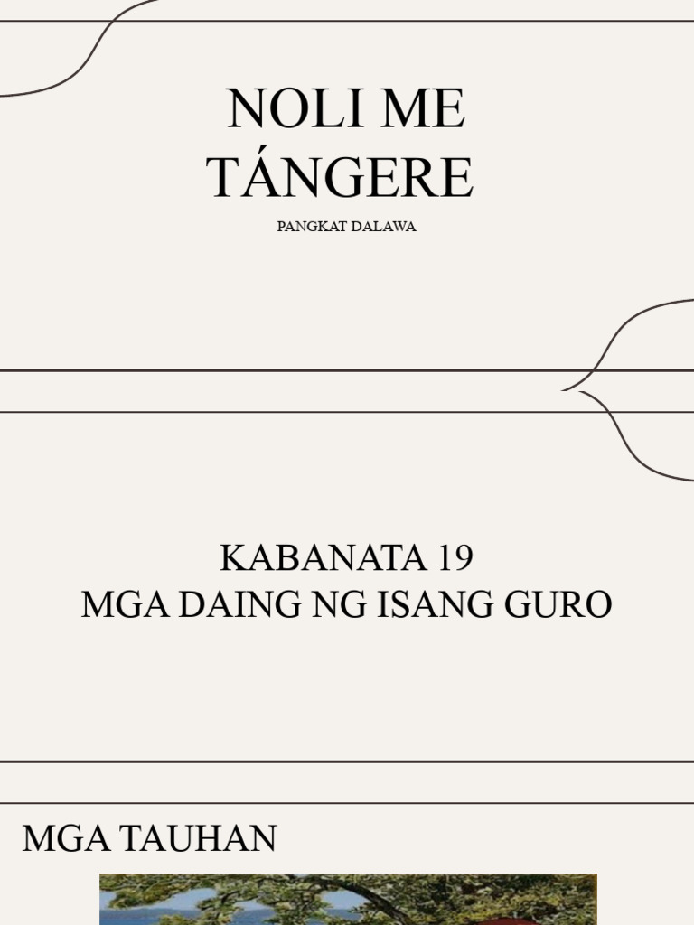 NMT Kabanata 19-25 | PDF