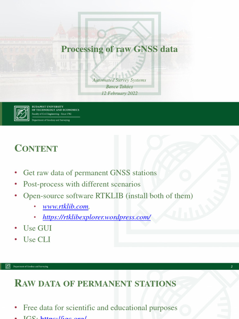 RTKLIB Processing - of - Raw - Gnss - Data | PDF | Command Line Interface | Information Technology
