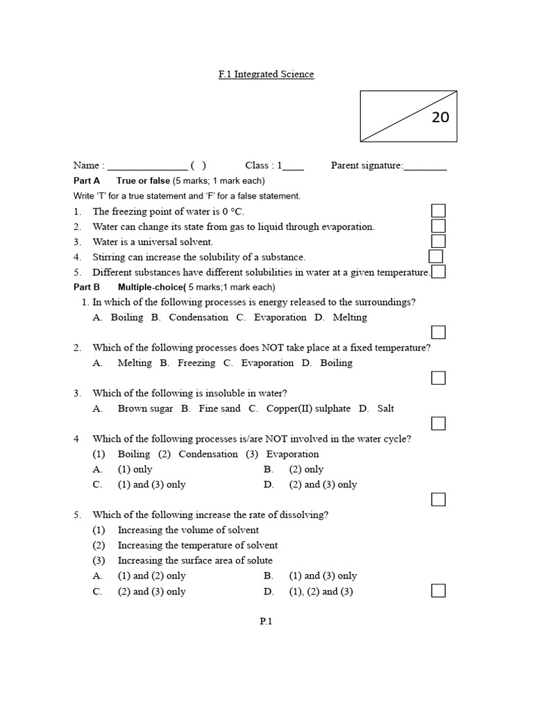 Squiz | PDF | Solubility | Water