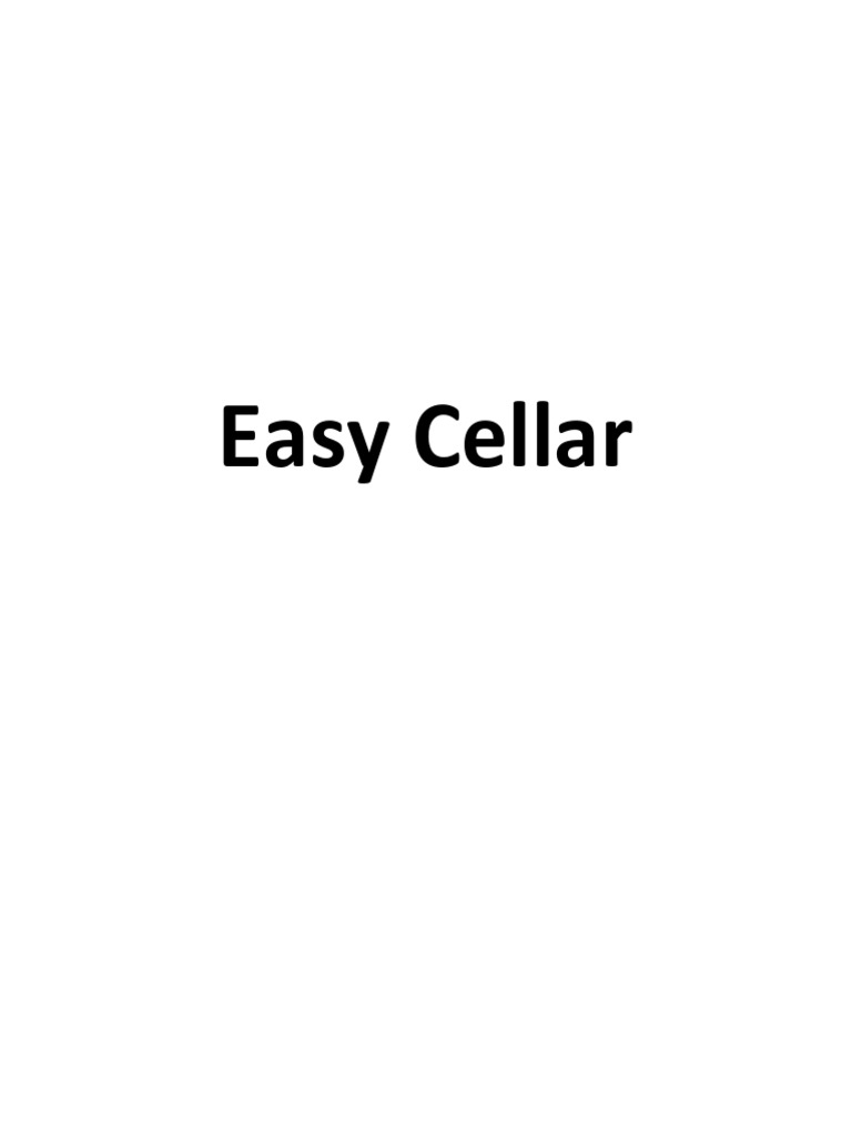 Easy Cellar | PDF | Basement | Chair