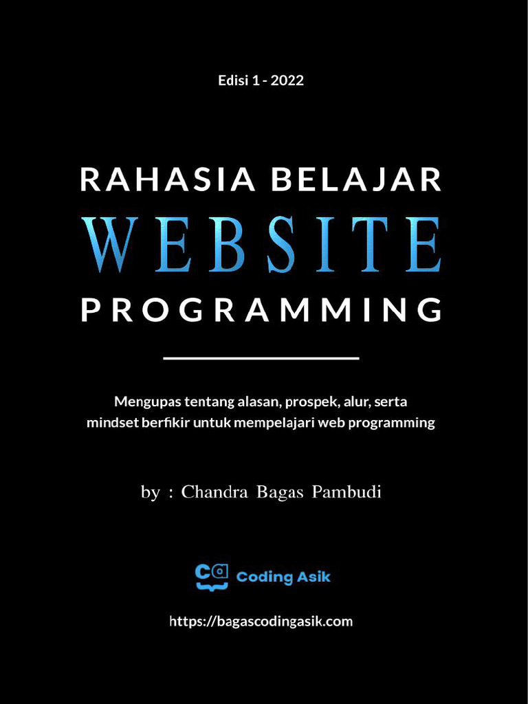 Coding Asik - Ebook Rahasia Belajar Webite Programming | PDF | Komputer