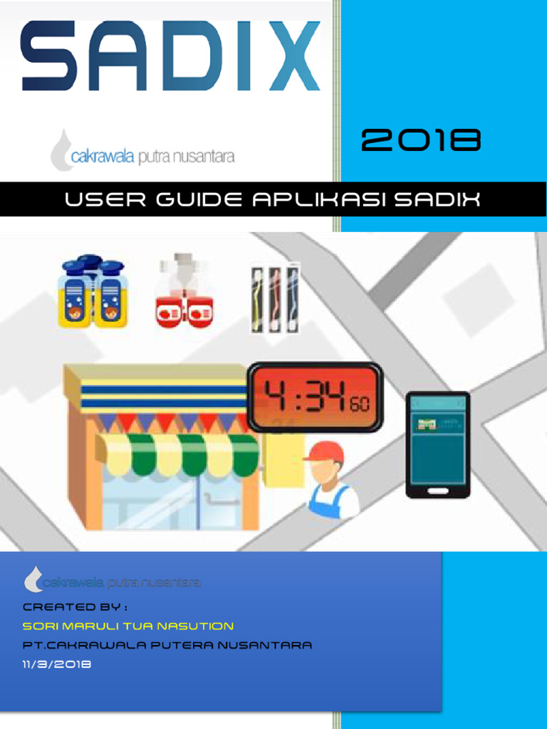 User Guide Sadix 2018 | PDF | Bisnis | Pengelolaan Keuangan & Uang