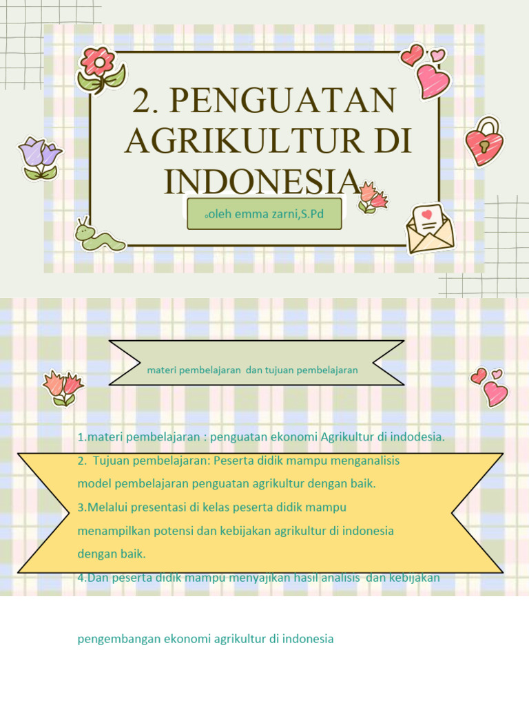 Penguatan Ekonomi Agrikultur Indonesia | PDF