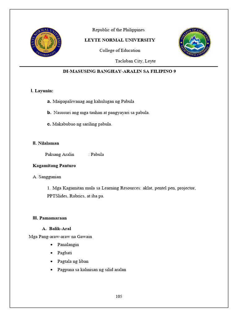 LP - GR9 Pabula | PDF