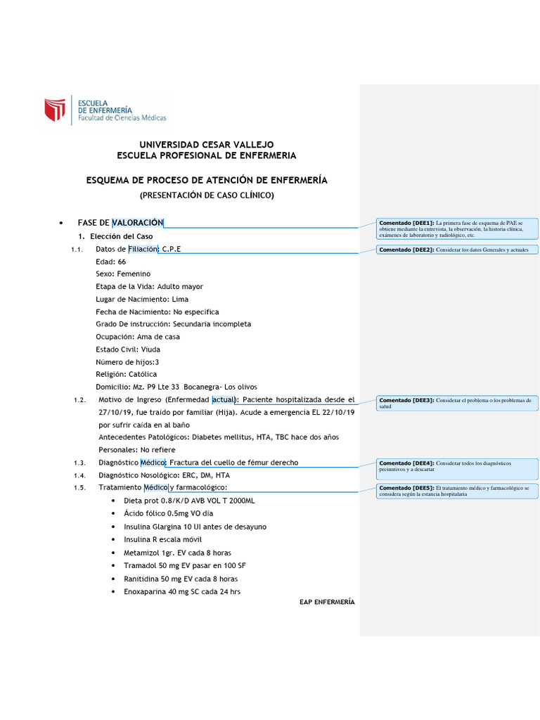 ESQUEMA_PAE- CIRUGIA | PDF | Examen físico | Medicina