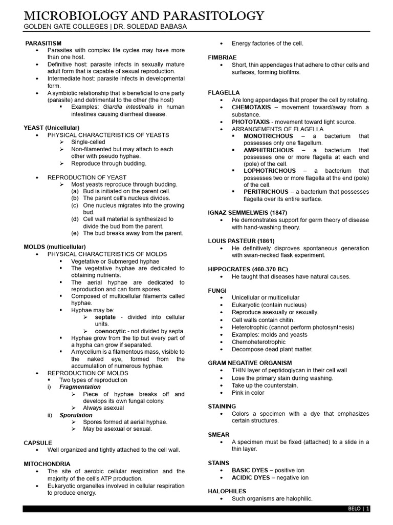microbio-1 | PDF | Cell (Biology) | Bacteria