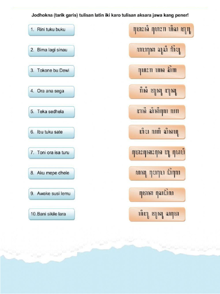 LKPD Aksara Jawa | PDF