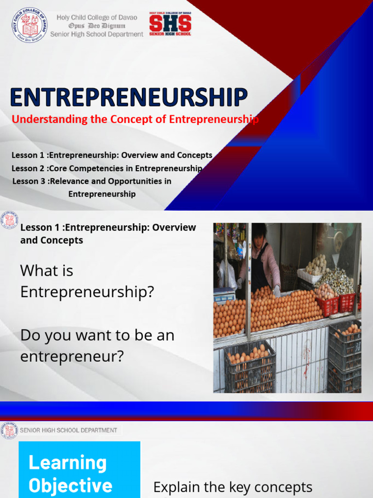 ENTREP G11 - Week1 - Understanding The Concept of Entrepreneurship ...